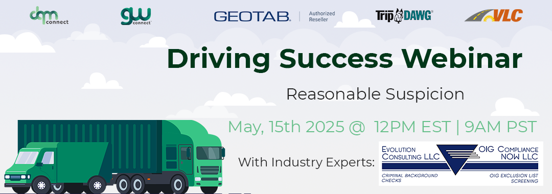 Register for the Next Driving Success Webinars | DQM Connect®